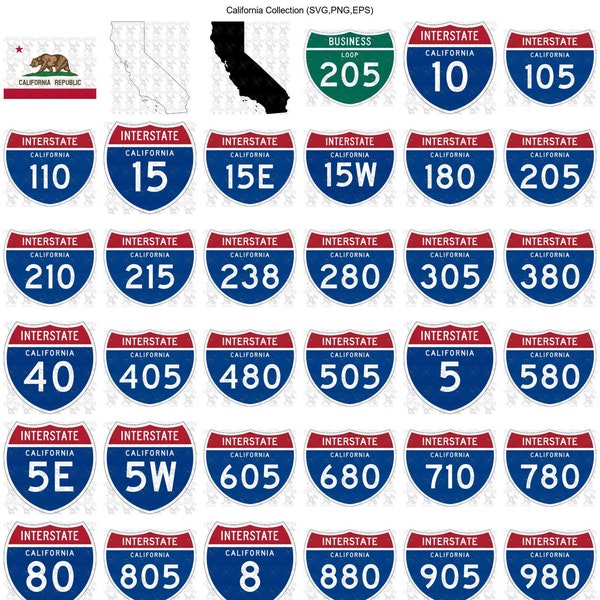 California State Svg - Etsy