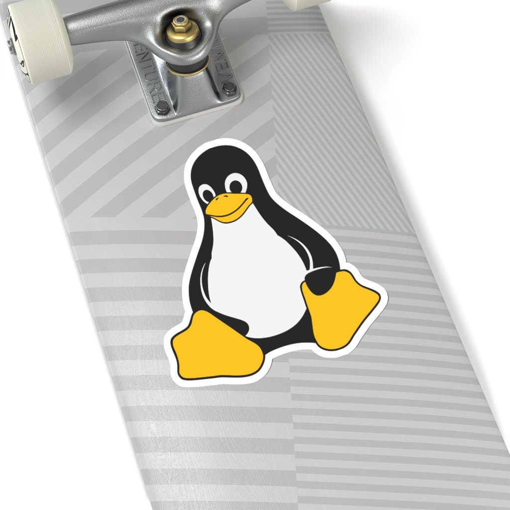 Tux Linux Penguin Sticker for Windows, Lunch Boxes, Laptops, Cases ...