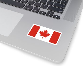 Canada Flag Worn Distressed Vintage Vinyl Decal Sticker - Etsy