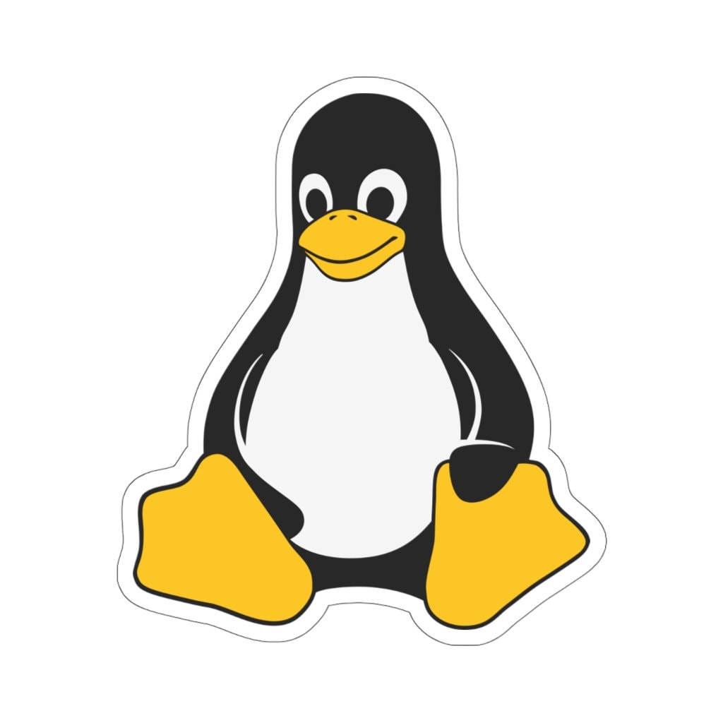 Tux Linux Penguin Sticker for Windows, Lunch Boxes, Laptops, Cases ...