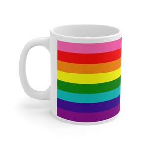 LGBT Pride Coffee Mug Born to Stand Out Inspirational Gay - Etsy