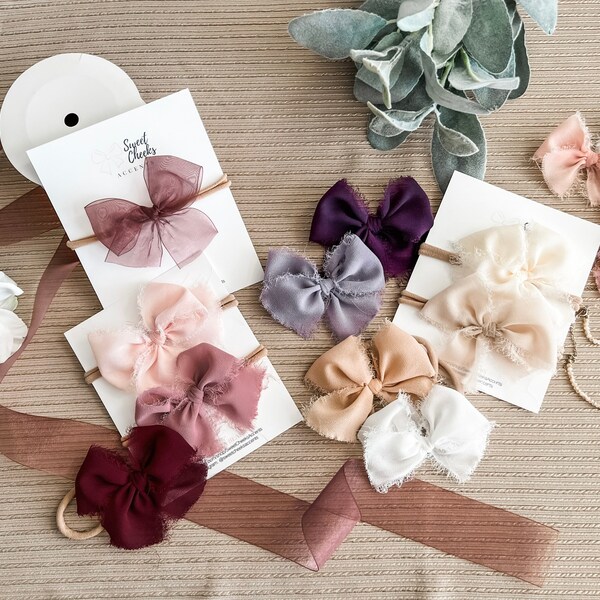 Flowers Ribbons Bow - Etsy