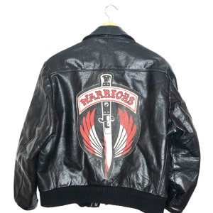 Vintage 1960s Leather Motorcycle Biker Club Patch Chopper Warriors ...