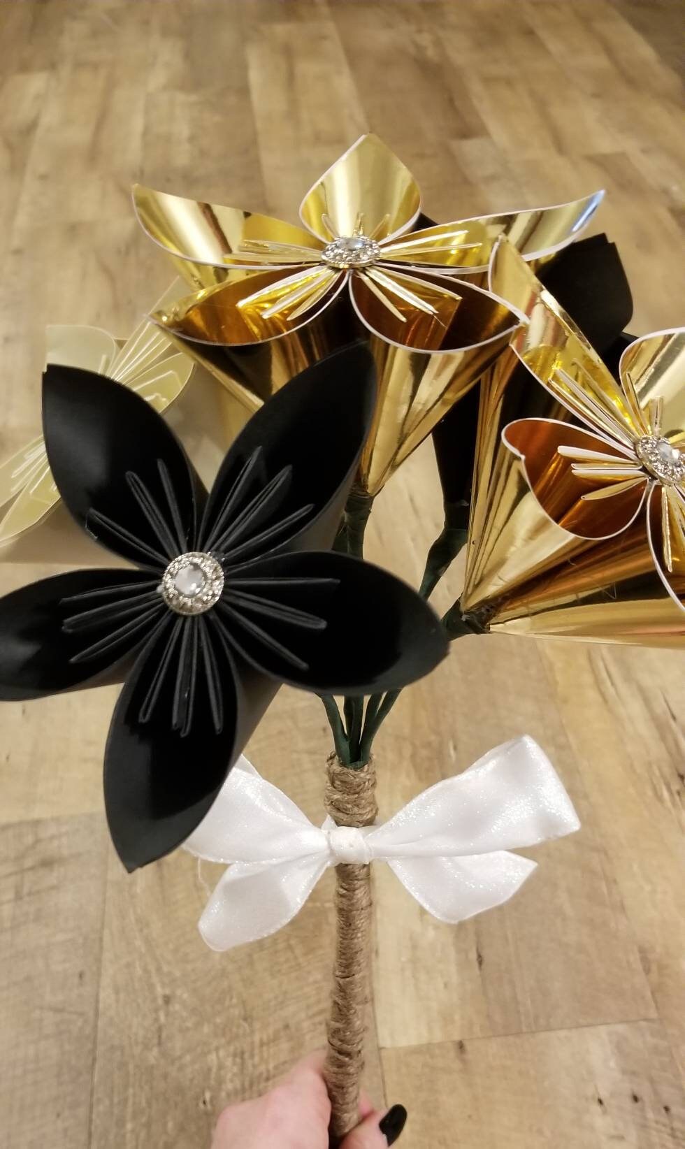 Half-dozen Kusudama Paper Flower Bridal Bouquet. | Etsy