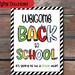 Welcome to My Classroom Sign, Classroom Door Sign Printable, First Day ...