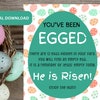 You've Been Egged Easter Game Neighborhood Easter Egg Hunt Activity ...