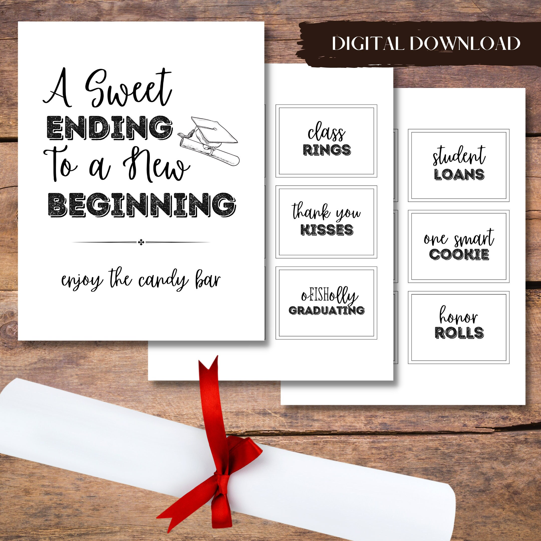 Candy Buffet Labels Printable
