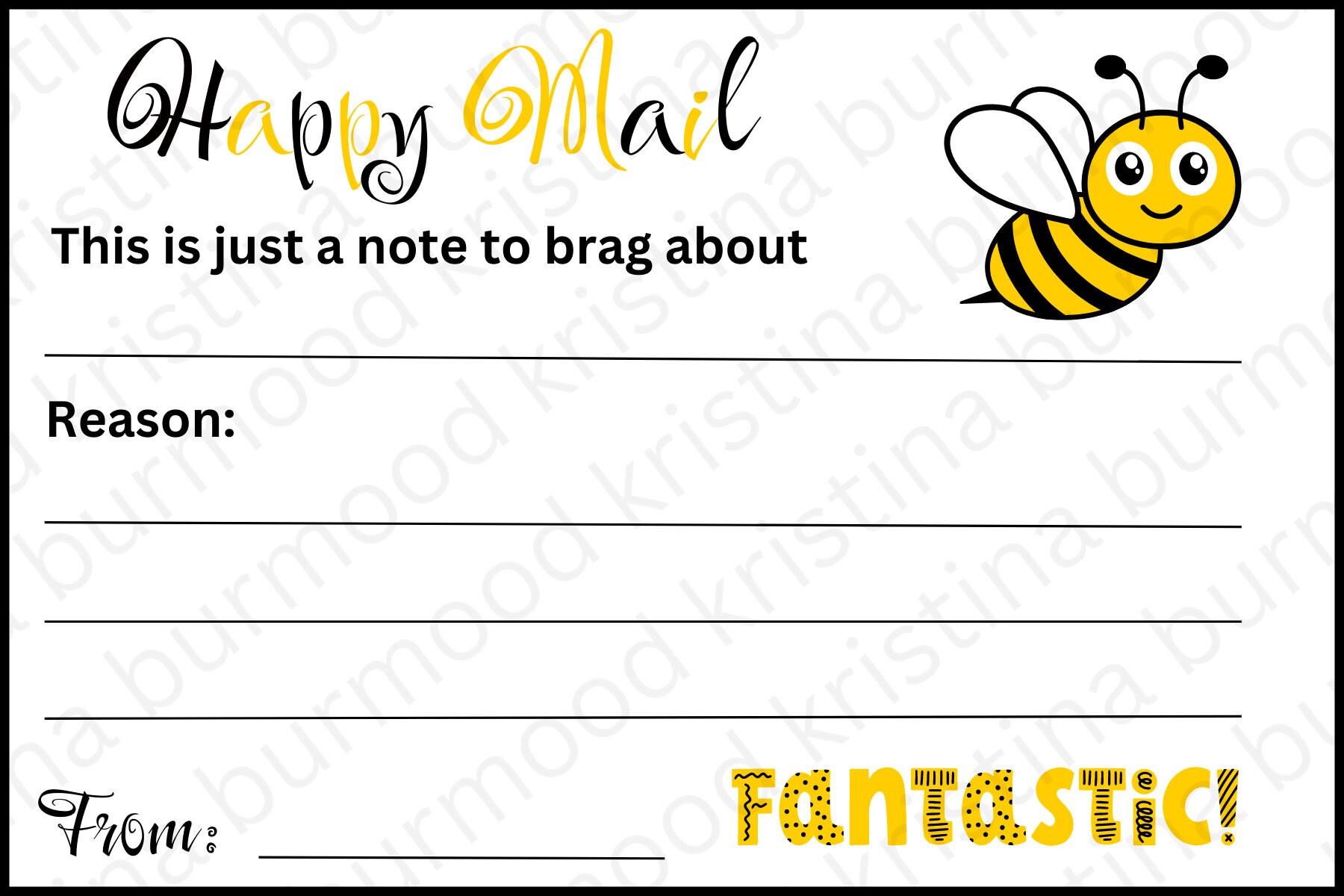 Teacher Mail, Happy Mail, Note From the Teacher, Teacher Report ...