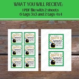 Lucky to Have Staff Like You | St. Patrick's Day | Staff Appreciation ...