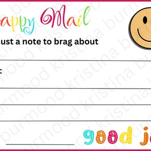 Teacher Mail, Happy Mail, Note From the Teacher, Teacher Report ...