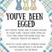 You've Been Egged Easter Game- Neighborhood Easter Egg Hunt Activity ...