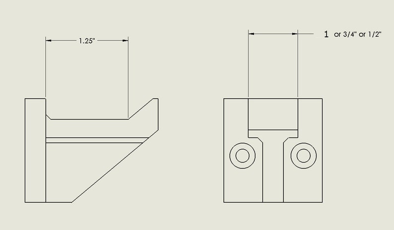 Box Level or Square Wall Mounting Bracket 2 PACK - Etsy