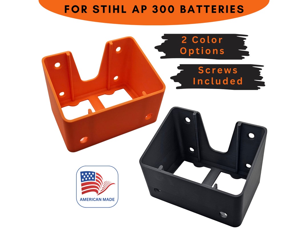 STIHL AP 300 SINGLE Battery Wall Mount Holder Vertical Mounting - Etsy