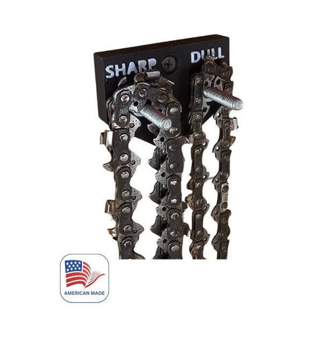 Chainsaw Chain Hanger DULL & SHARP Wall Mount Storage Organizer - Etsy