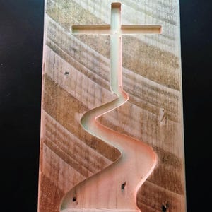 Christian Wandering Cross Reclaimed Pallet Wood Weathered - Etsy