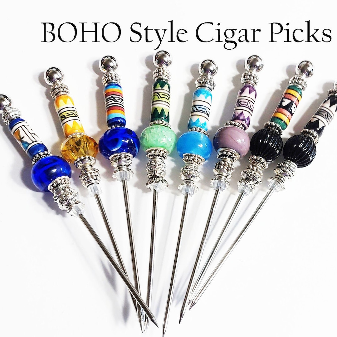 Boho Chic Decorated Cigar Stick Cigar Nubber Cigar Pick Cigar Accessory ...