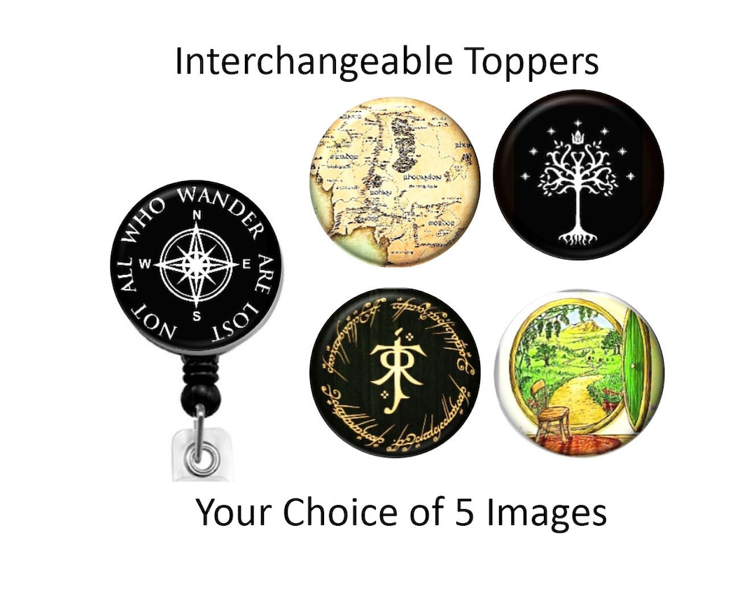 Shire Wizard Ring Id Badge Covers - Interchangeable Id Badge Covers ...