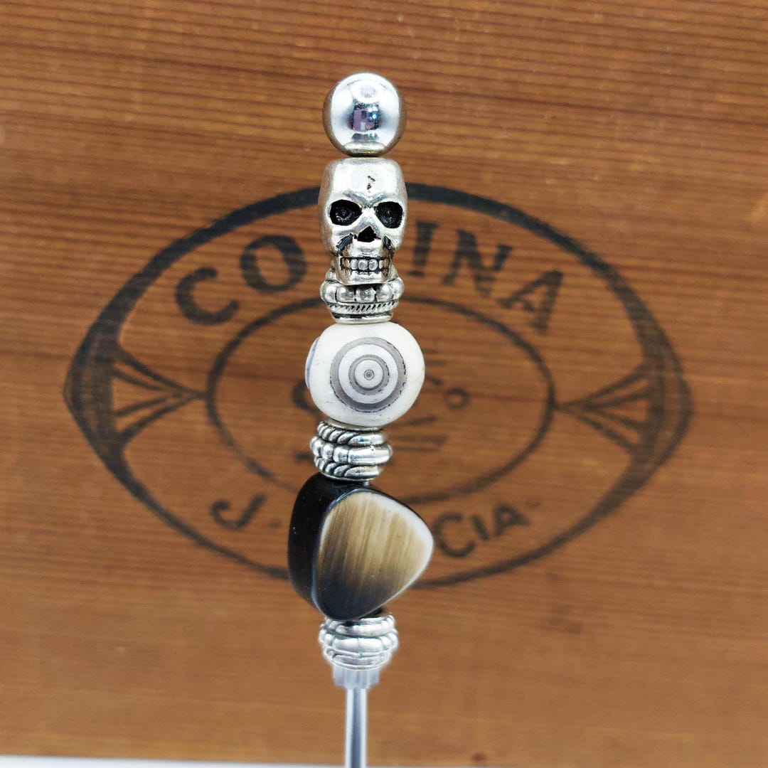 Cigar Pick, Skull Cigar Stick, Cigar Fan Gifts, Cigar Accessory, Stogie ...
