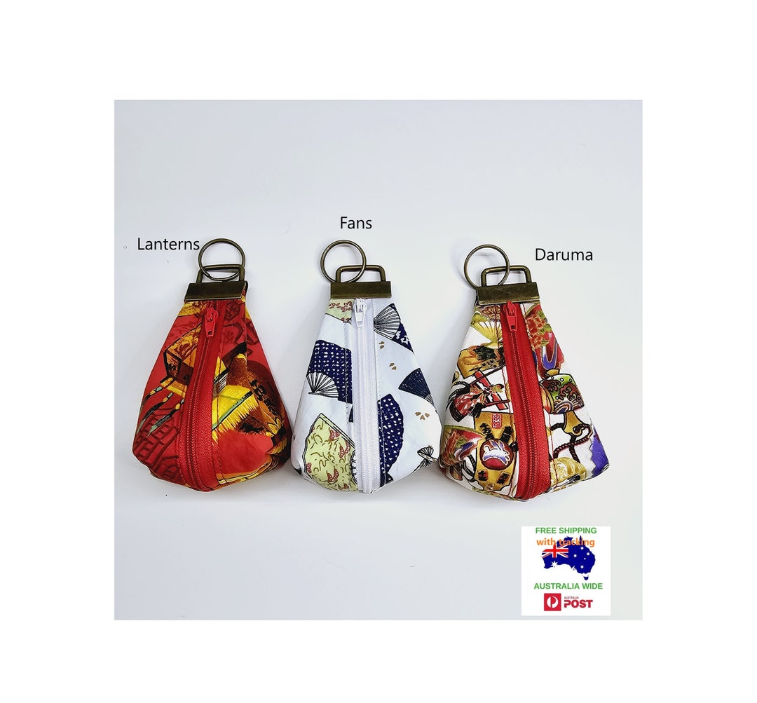 Key Fob Coin Purse Pouch. Asian Inspired Patterns. Items Are Sold ...