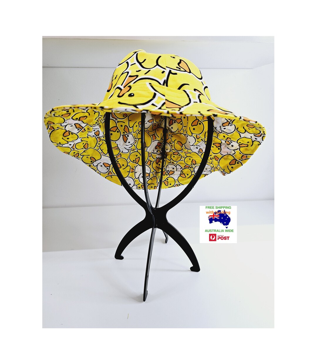 Children's Bucket Hat Rubber Duck Pattern. Child Aged - Etsy