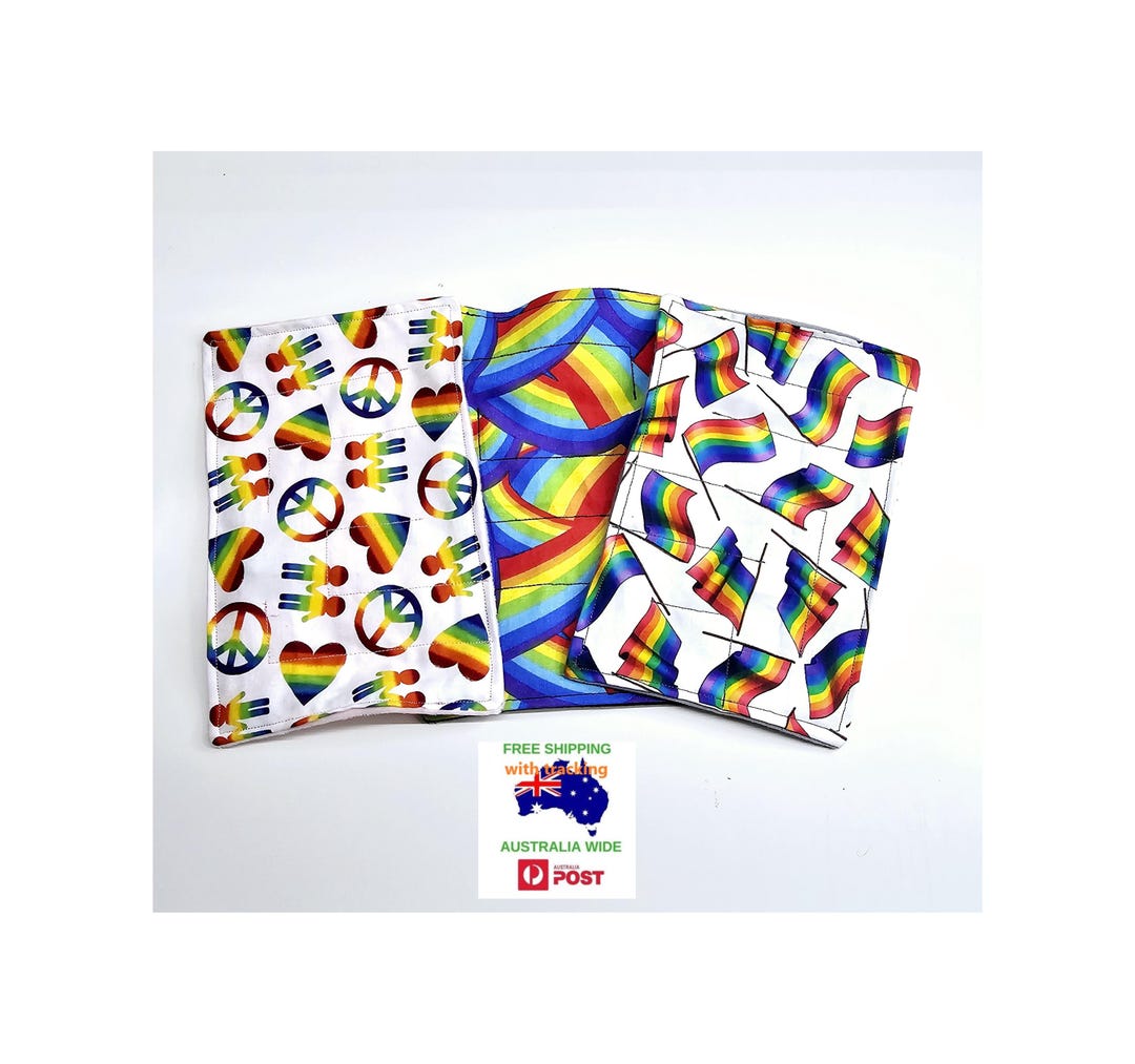 Pack of 3 Marble Mazes, Pride Patterns. Backed With Minky Fleece ...