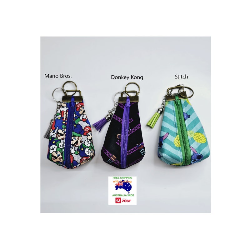 Coin Purse Key Fob - Etsy