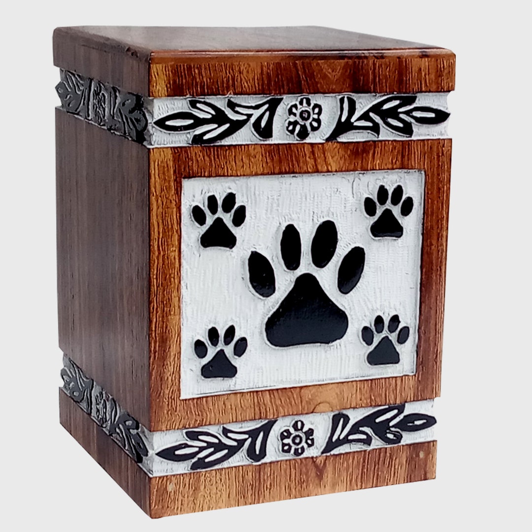 Personalize Pet Urn for Dog Ashes Keepsake – Pet Cremation Urn Box ...