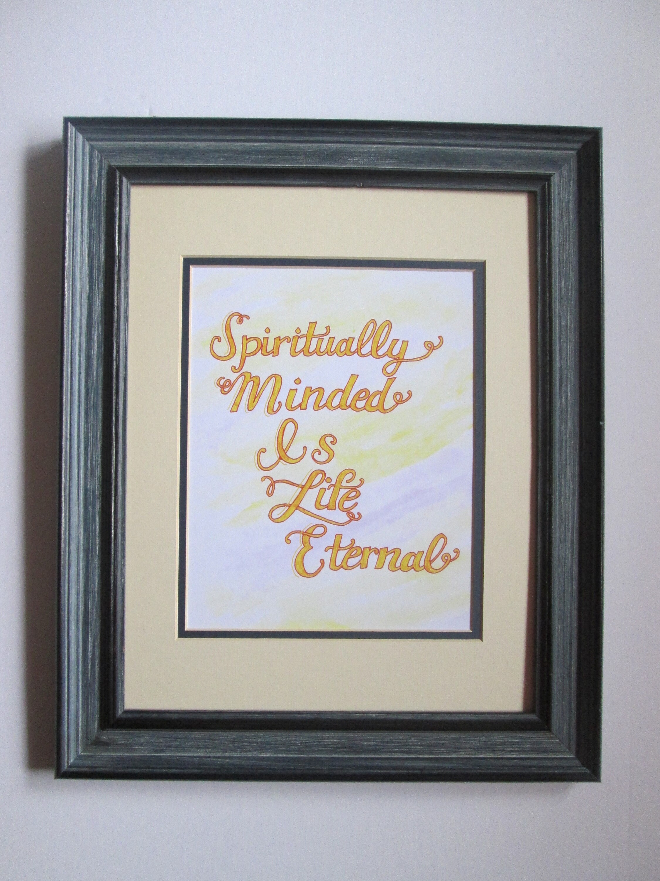 Spiritually Minded Is Life Eternal PRINTABLE Scriptures | Etsy
