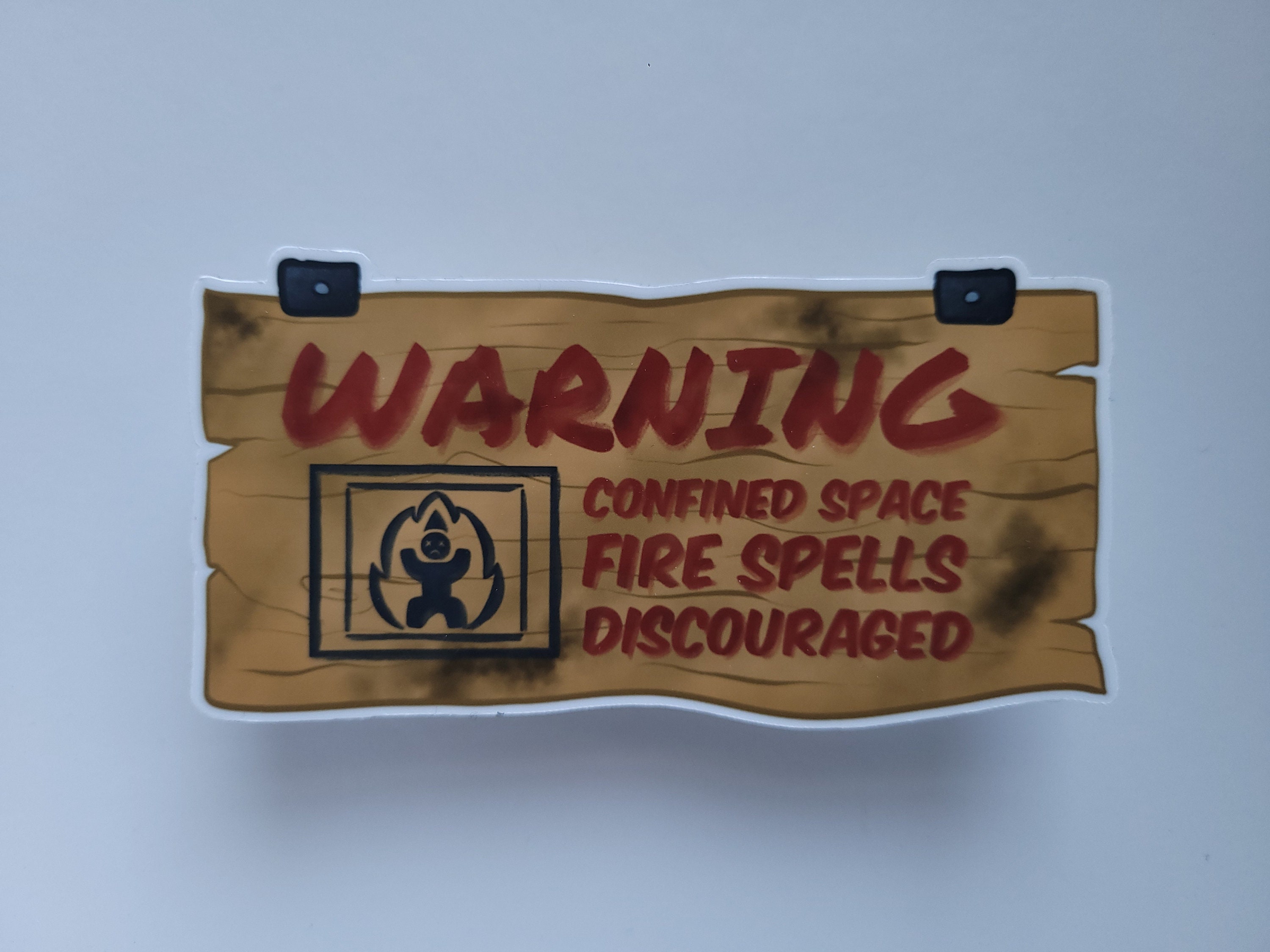 Dnd Warning Stickers - Etsy