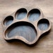 Paw Print Hardwood Tray Maple Cherry Walnut Personalized Name Catchall ...