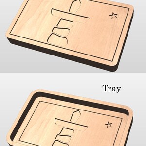 Nunavut Flag Hardwood Catchall Tray Trivet Serving Board Charcuterie ...