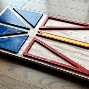 3D Rustic Wooden Newfoundland and Labrador Flag Official Ratio Wall Art ...