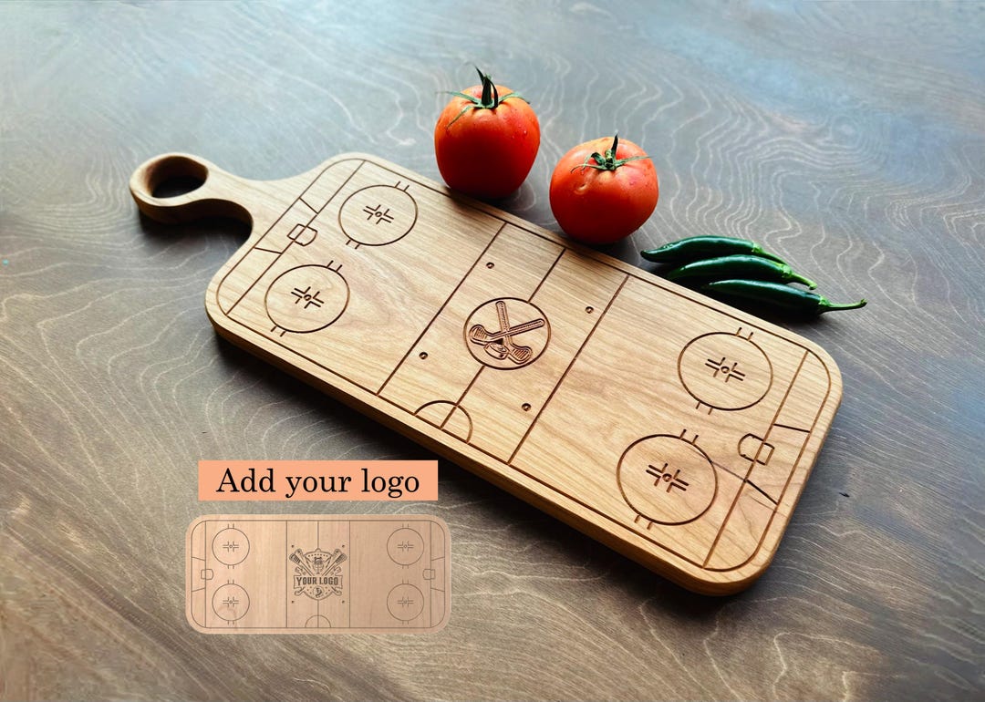Hockey Rink Shape Charcuterie Board | Cutting Board | Serving Cheese ...