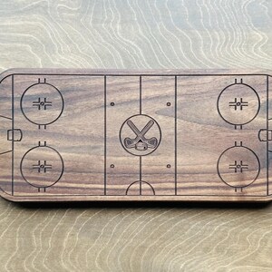 Hockey Rink Shape Charcuterie Board | Cutting Board | Serving Cheese ...