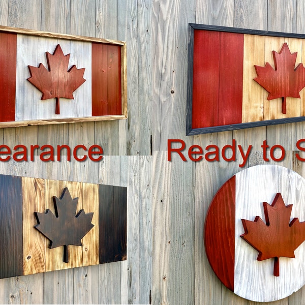 Wooden Canadian Flag - Etsy Canada