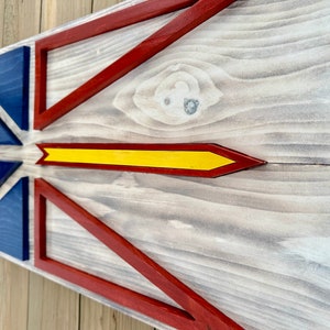 3D Rustic Wooden Newfoundland and Labrador Flag Official Ratio Wall Art ...