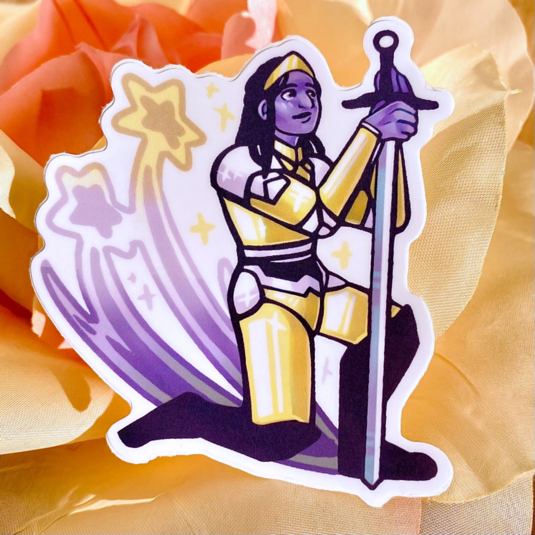 Nonbinary Knight - Pride Royalty 3” LGBT Glossy Vinyl Sticker - Etsy