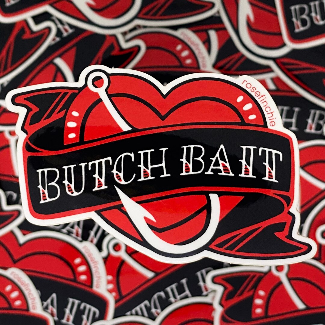 Butch Bait - 3” Glossy Vinyl Sticker - Etsy