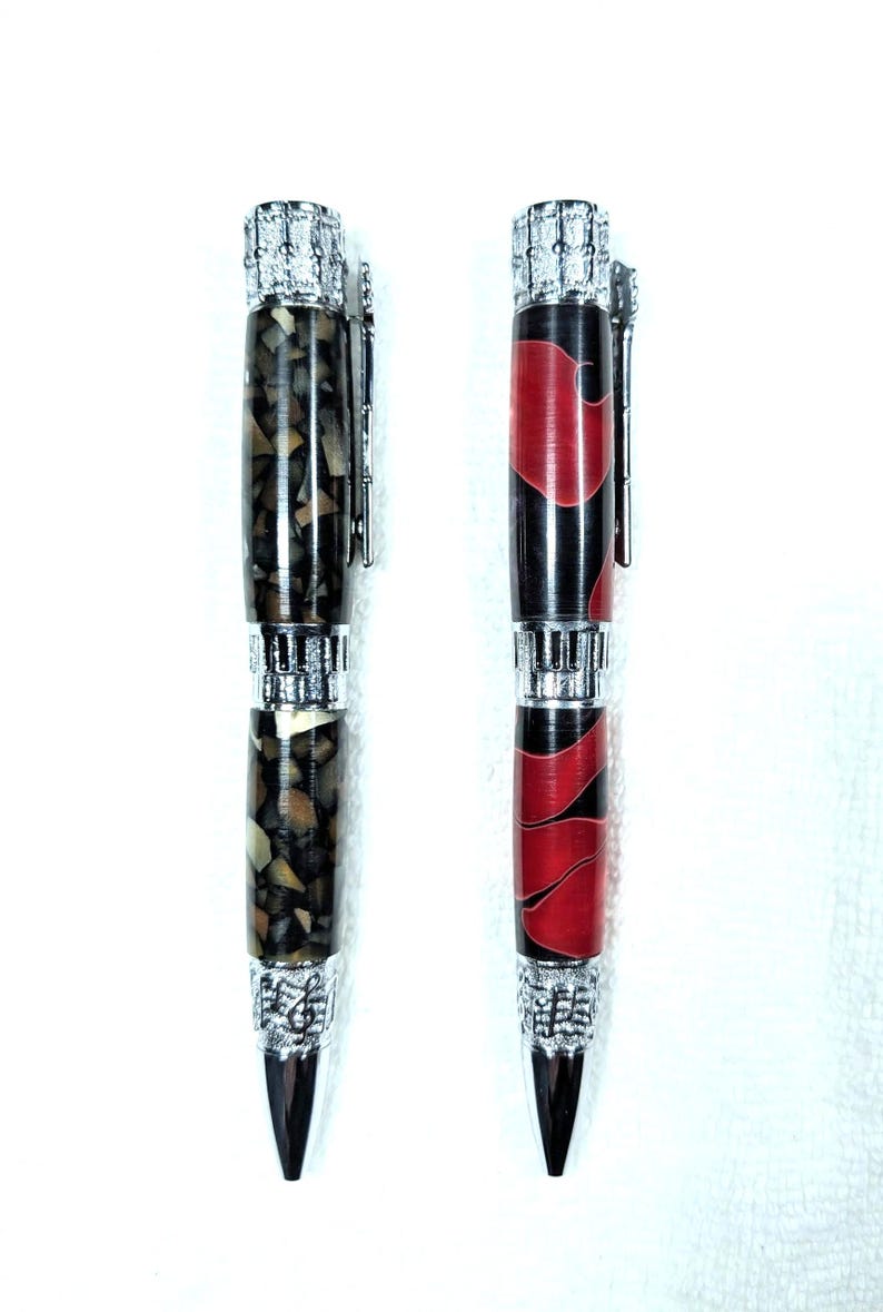 Music Pen: Depicts Drum, Guitar, Piano. Every One Unique. Custom ...
