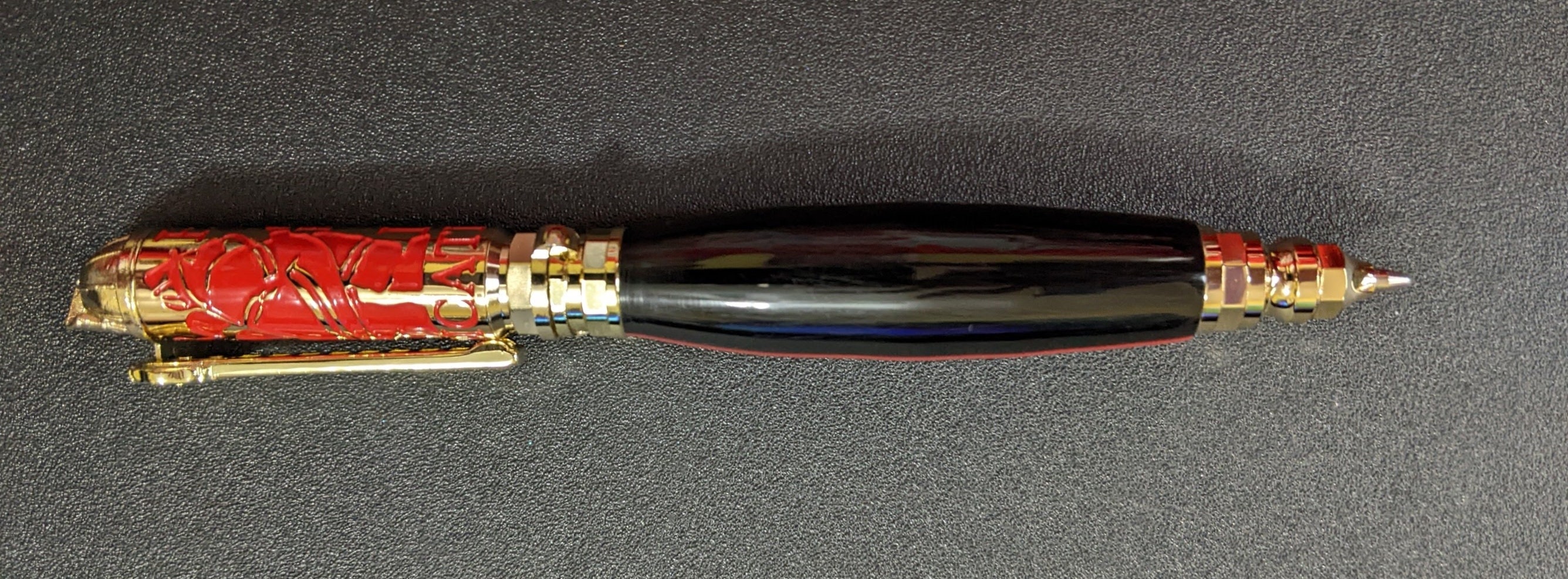 Fire Fighter Appreciation Gifts Thin Red Line Engraved Firefighter Pens ...