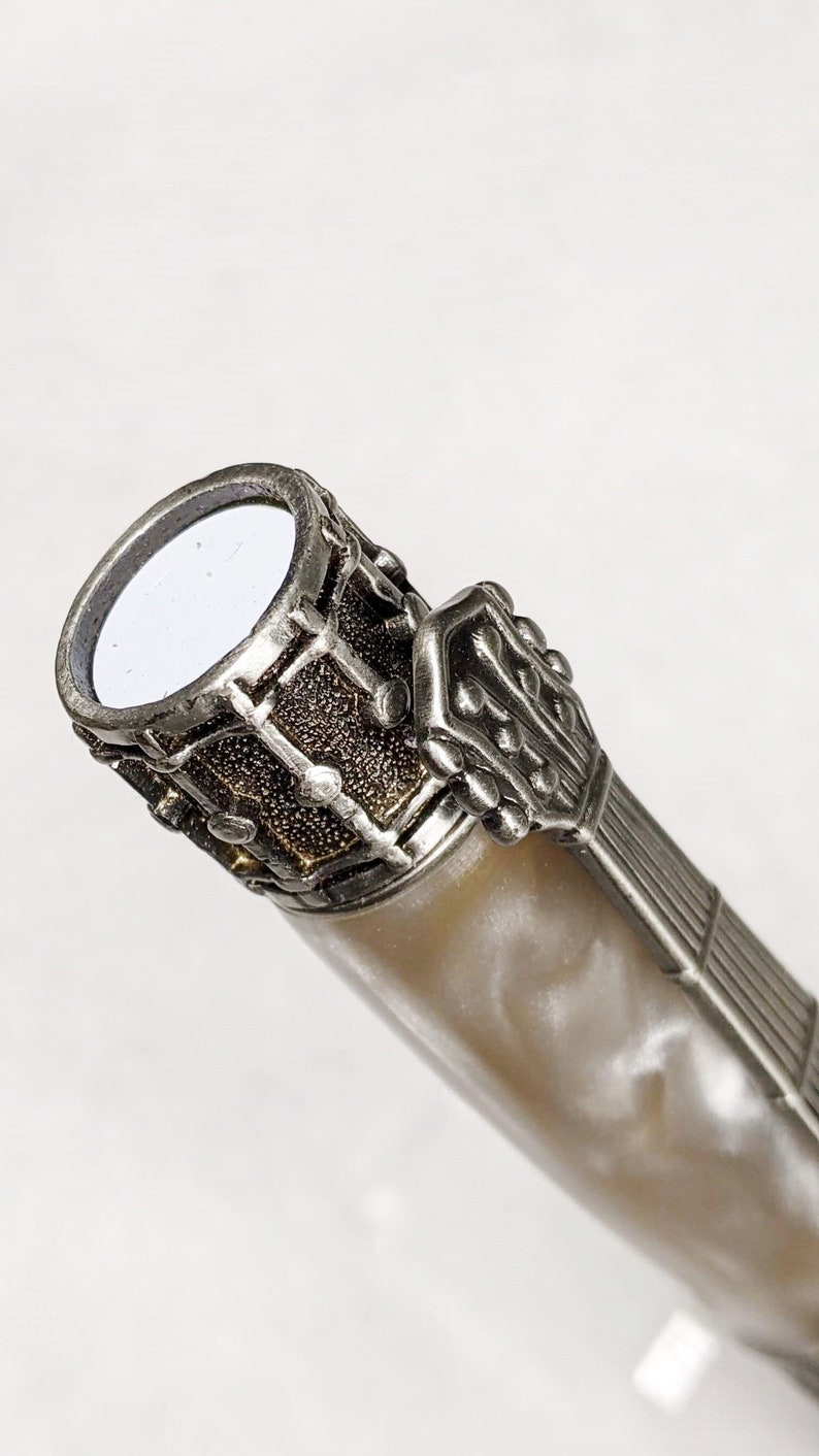 Music Pen: Depicts Drum, Guitar, Piano. Every One Unique. Custom ...