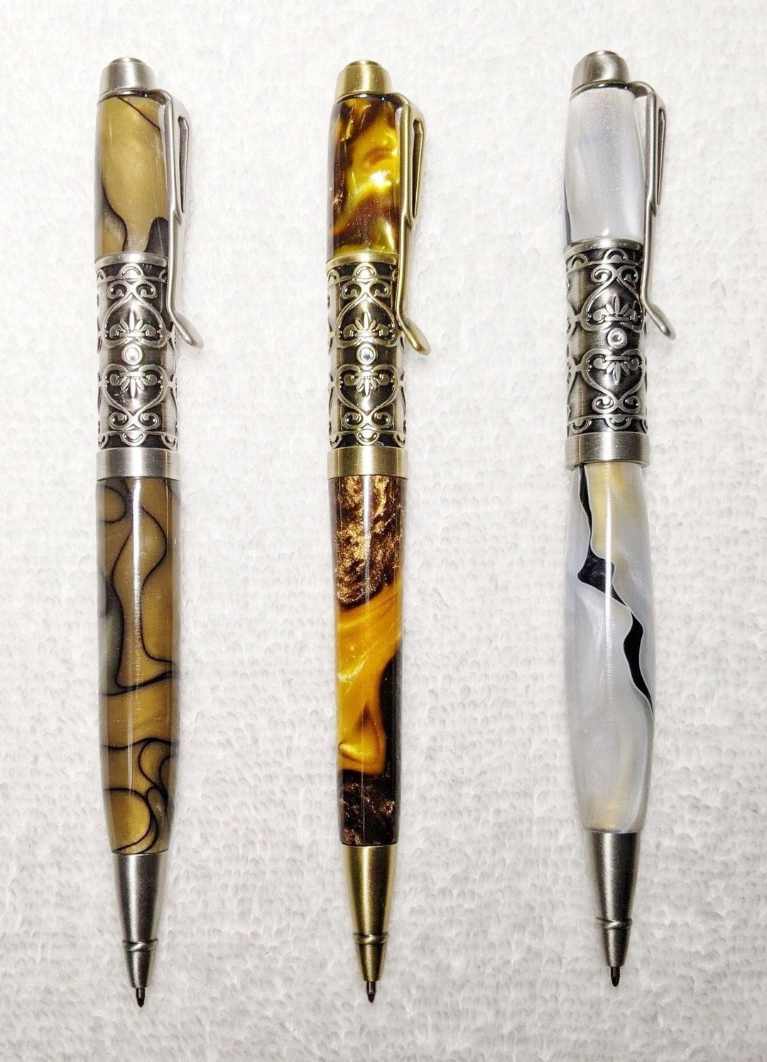 Filibella - Beautiful Filigree Pen With 3 Swarovski Crystals in Various ...