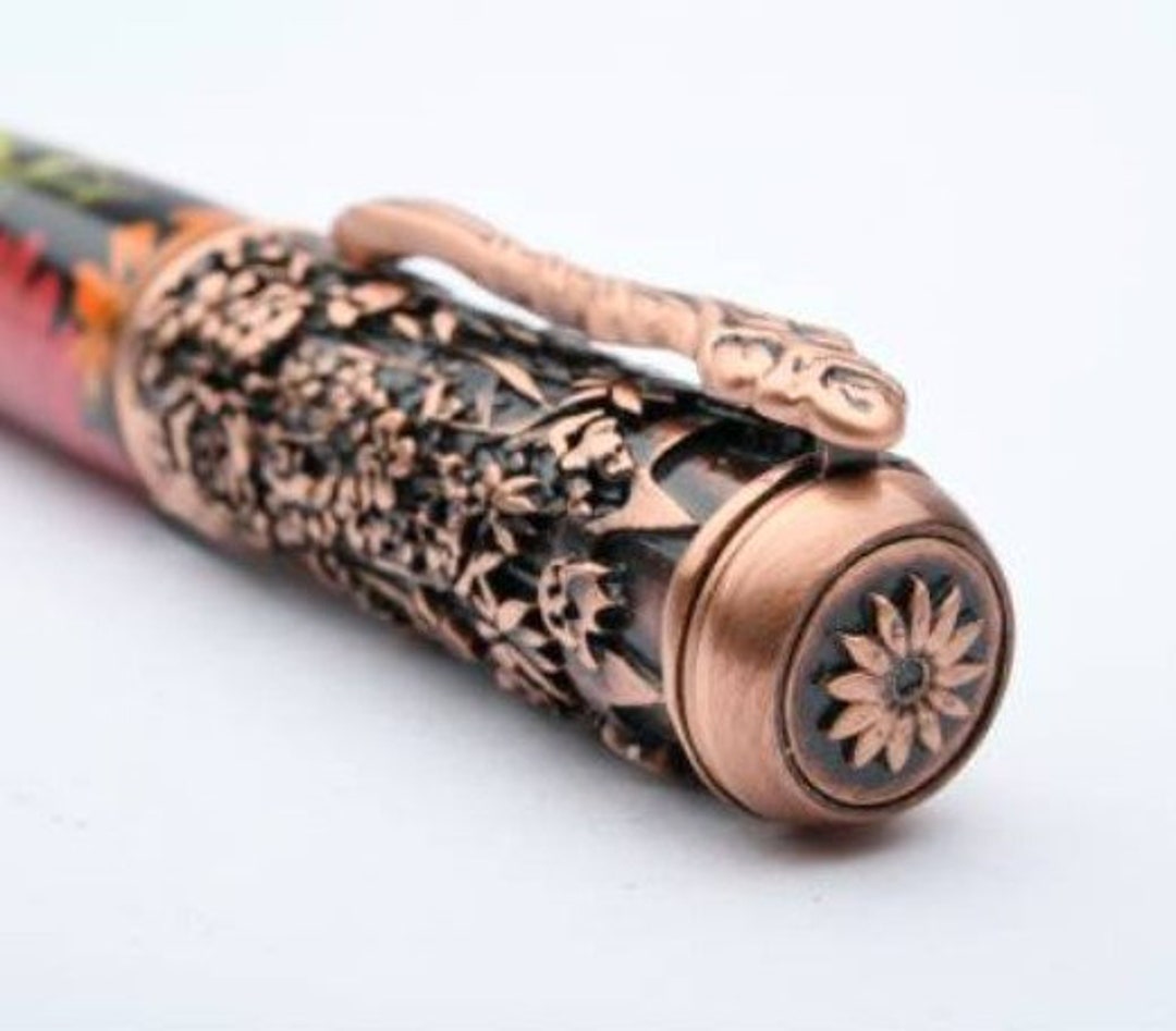 Botanical Pens or Love Pens Beautifully Engraved Artwork on Both of ...