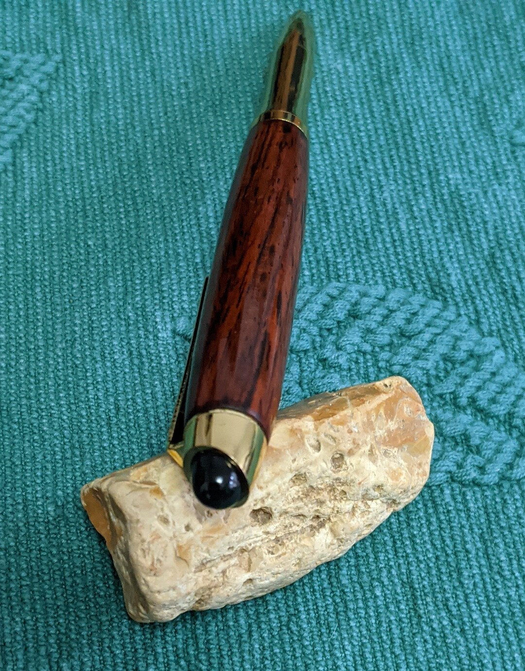 Eclipse Pen 24K Gold on Cocobolo Wood - Etsy