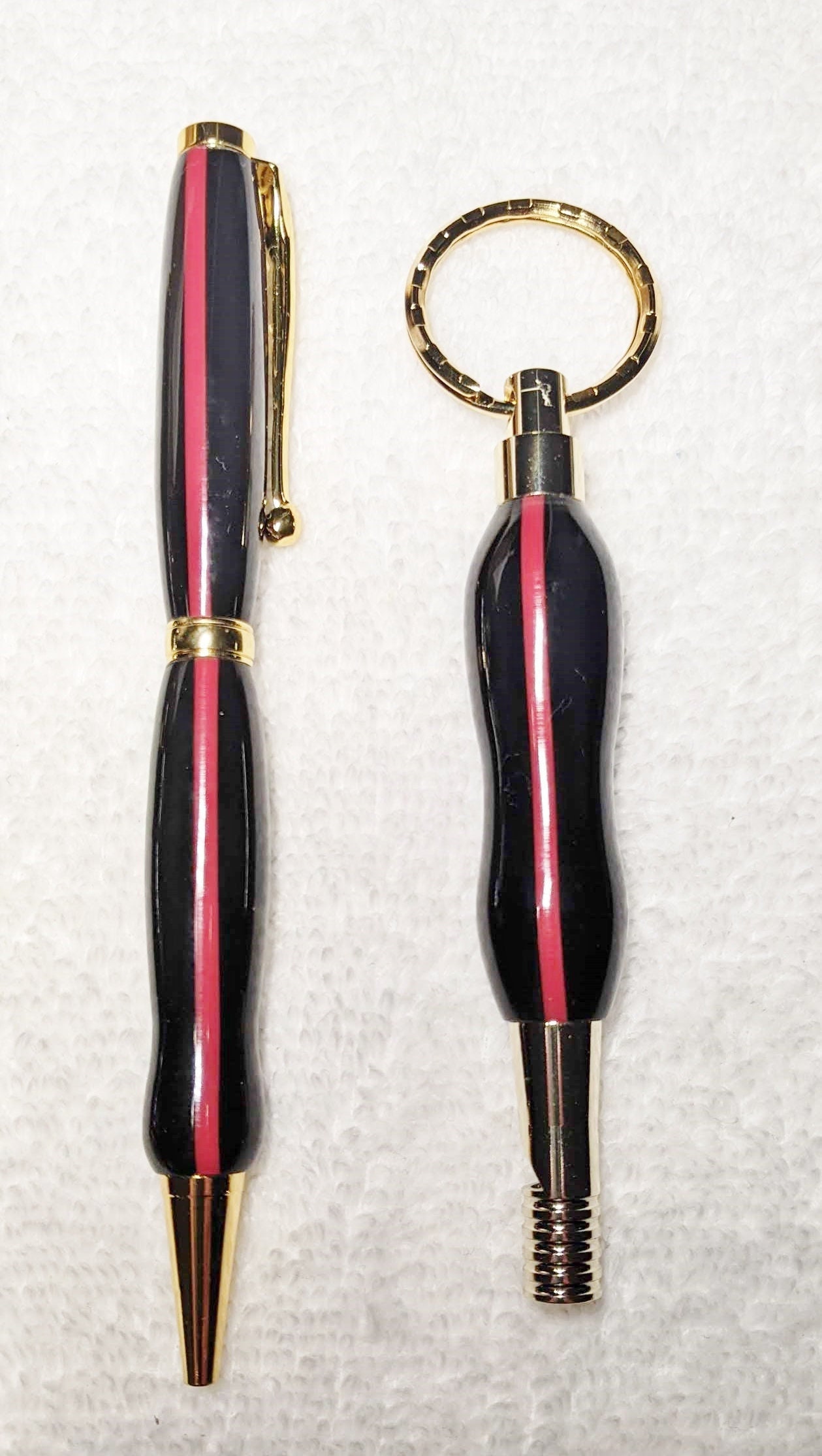 Fire Fighter Appreciation Gifts Thin Red Line Engraved Firefighter Pens ...