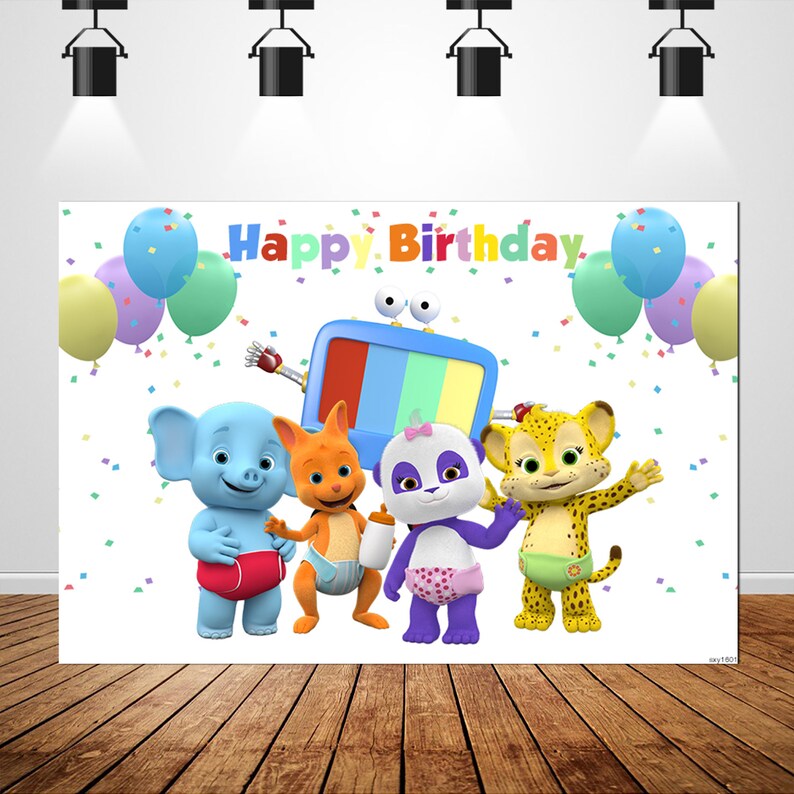 Sxy1601 Word Party Backdrops Newborn Birthday Party Backrops | Etsy