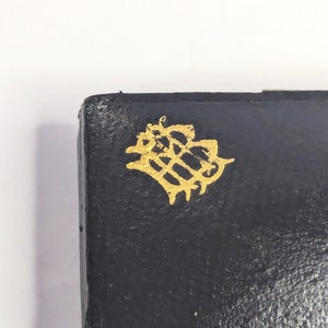 Antique Leather Gilded Cufflink Box. Perfect for a Gift or Presentation ...