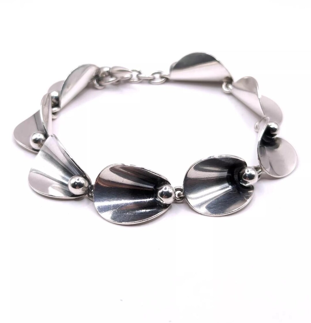 Ladies Silver Modernist Bracelet by N.e.from, Made in Denmark - Etsy