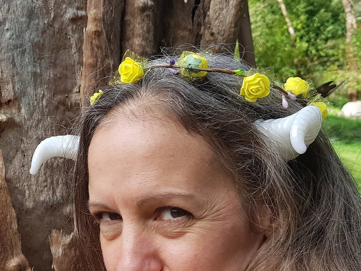 Cuernos para cosplay Pan faun sátiro ninfa cabra - Etsy España