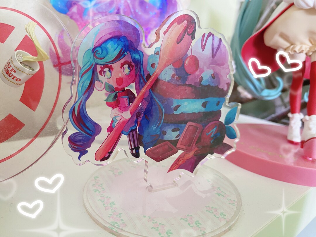 10cm Holographic Patisserie Miku Standee - Etsy